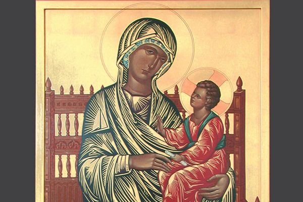 Enthroned Madonna Icon · Inspired Artisans